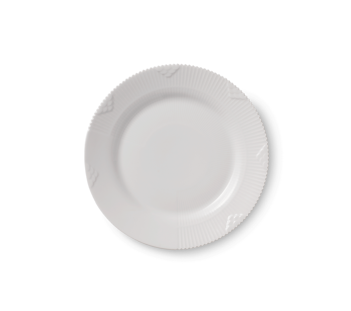 Diskur 19 cm - Elements hvítt - Líf og List