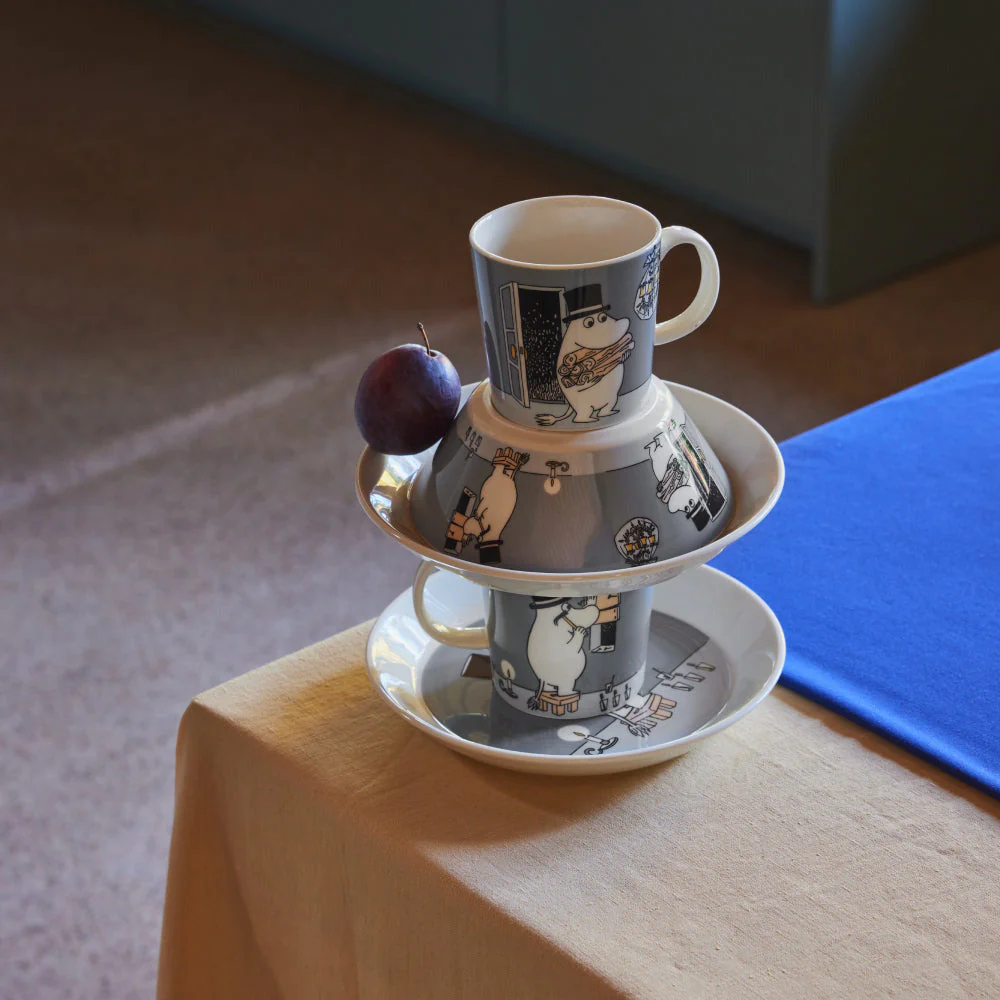 Múmín bolli - Múmínpabbi grár - Líf og List